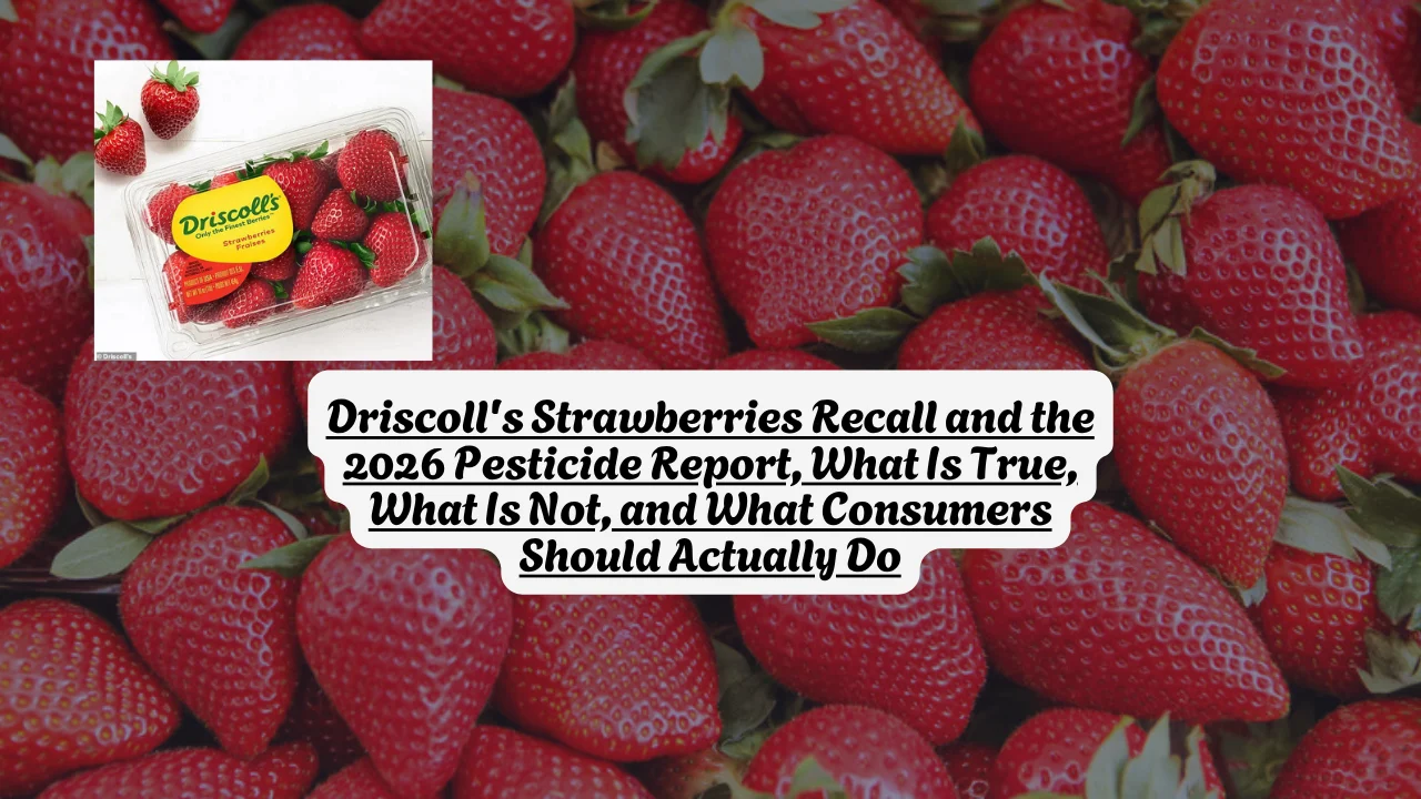 Driscoll's Strawberries Recall 2026, What's True & Not Facts